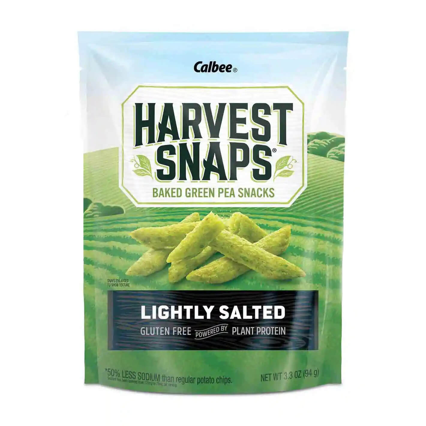 Harvest Snaps Snack Crisps Lightly Salted 3.3 oz. Bag